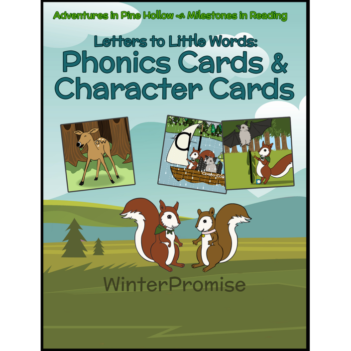 CLEARANCE: Phonics Cards & Character Cards Print - WinterPromise