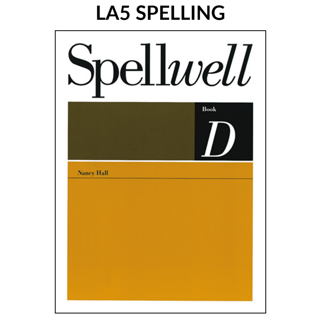 LA5 Spelling Resource - WinterPromise
